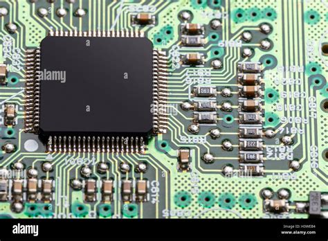 Concept Of Technology And Future Microchip Interconnected Stock Photo Alamy