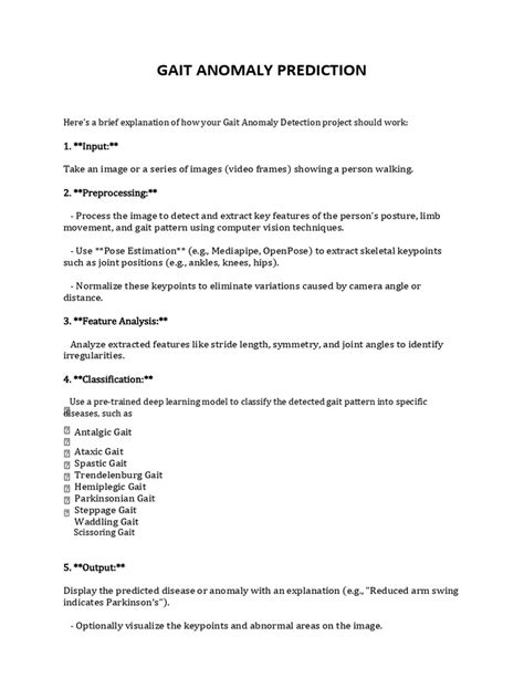 Gait Anomaly Prediction Pdf