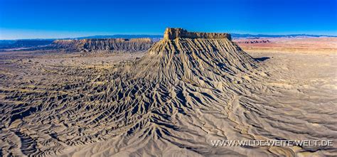 Factory Butte Utah Wilde Weite Weltde