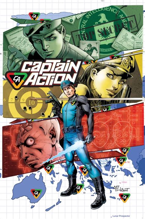 13 Great Captain Action Artists Art Thibert 13th Dimension Comics