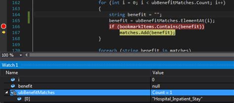 C List I Returning Null Even Though The List Is Populated Stack
