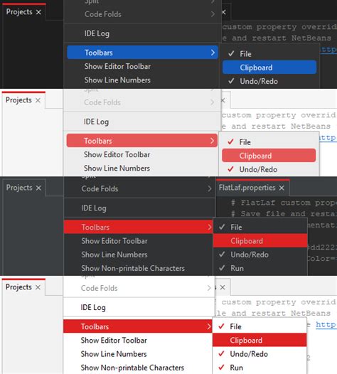 Minor Inconsistencies With Flatlaf Look And Feels Issue Apache Netbeans Github