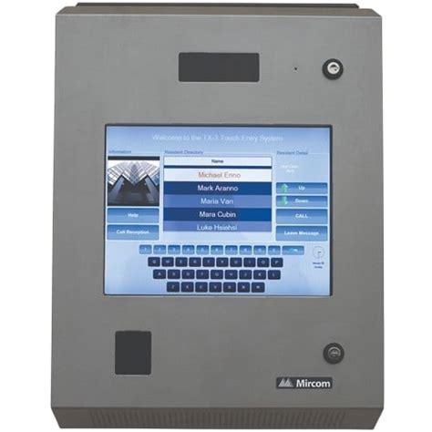 Mircom TX TOUCH S S WR FireAlarm Com