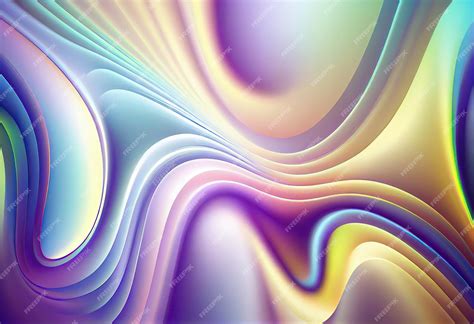 Premium Photo Abstract Grainy 3d Render Holographic Chromatic
