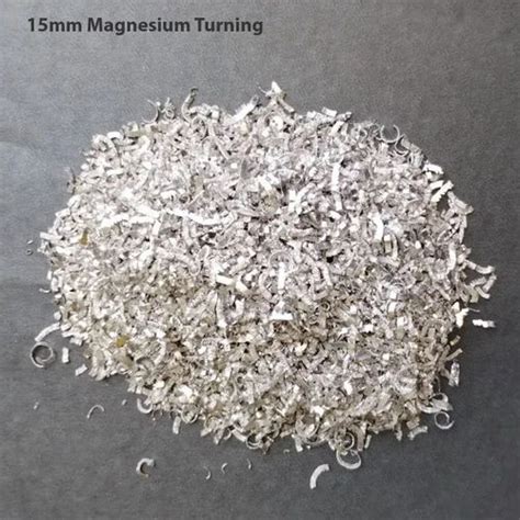 Silver 15mm Magnesium Turning For Metal Industry Packaging Type