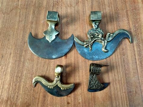 Brass Axe Head Unique Floral Carved Iron Blade Axe Head Etsy