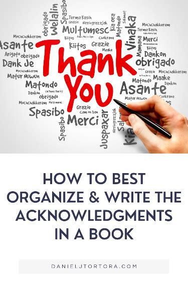How To Write Book Acknowledgments Artofit