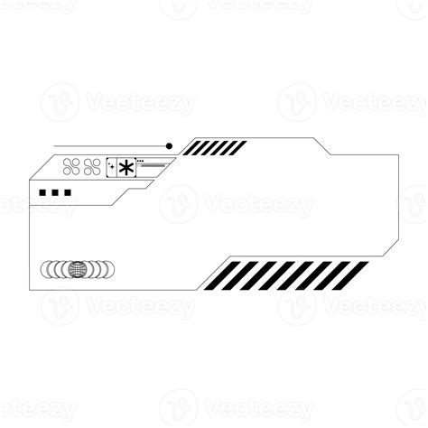 Digital Futuristic Interface With Element 20950992 Png