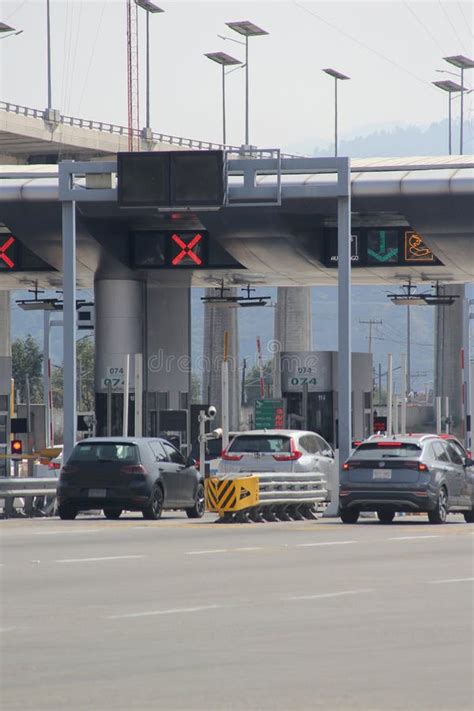 Toll Booth At The Exit To The Highway From Cdmx Towards Cuernavaca