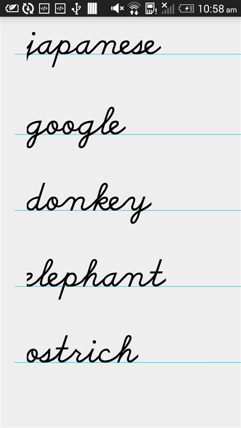 Android Text Being Cut Off From Front For A Particular Font Stack