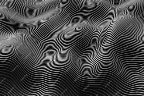 Premium Photo Grain Waves Background Black Stipple Curve Lines