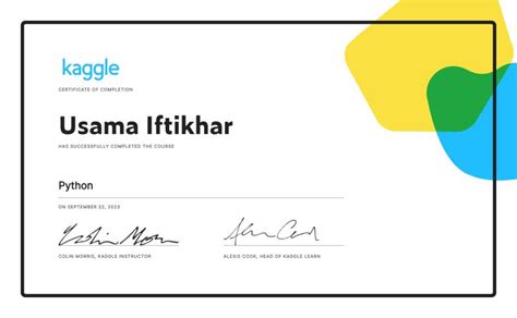 Usama Iftikhar On Linkedin Usama Iftikhar Completed The Python Course