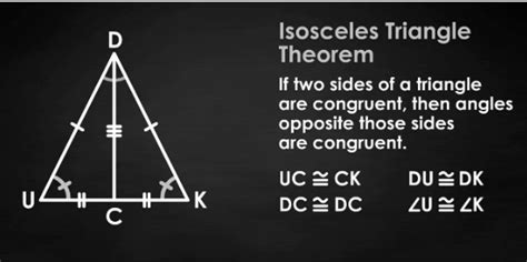 Isosceles Triangle Theorems