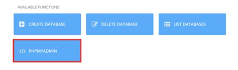 how to create and upload a database on cyberpanel webspacekit