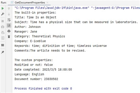java read or remove properties from word documents