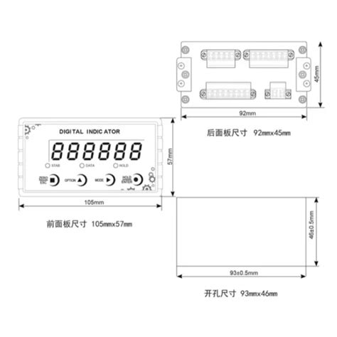 Weight Controller Digital Weighing Indicator Load Cell Indicator Display Load Cell Amplifier