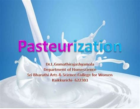 Pasteurisation Ppt