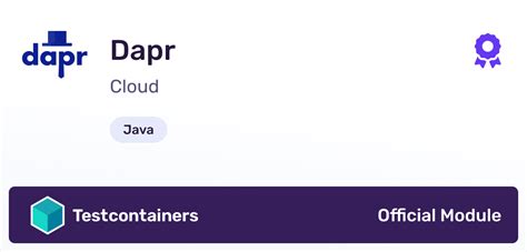 Testcontainers Dapr Module