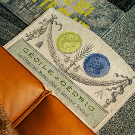 세실앤세드릭 빈티지 코인 아치형 도어 매트 450700 위시버킷