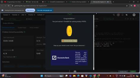 Hrishav Khanra On Linkedin Devdotcom Devdotcom Programming Geeksforgeeks Codequest