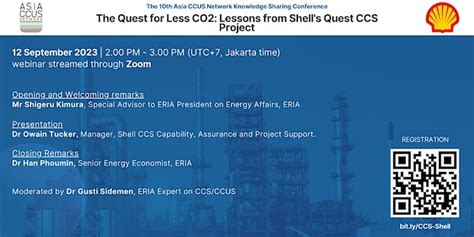 The Quest For Less Co2 Lessons From Shells Quest Ccs Project Seads