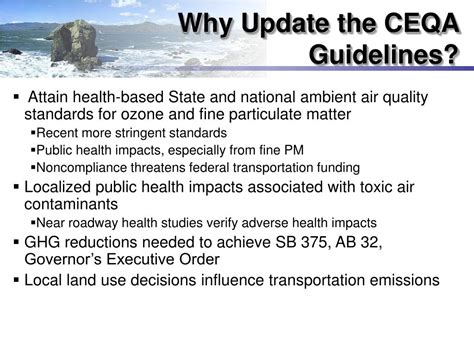 Ppt Baaqmd Ceqa Guidelines Update Bay Area Planning Directors Association March 25 2010