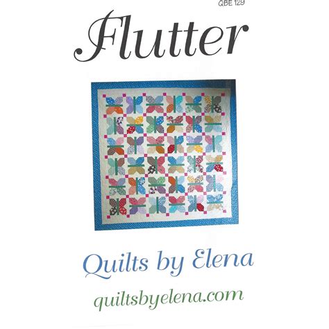 Flutter Quilt Qbe 129e Downloadable Pattern
