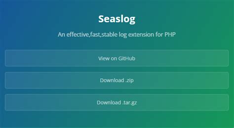 Php扩展：高性能的php日志系统 Seaslog 简单入门上手使用林哥哥好物分享网bestsvps未授权