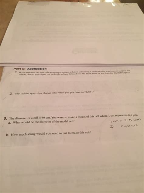 solved part d application 7 if you repeated the naoh would