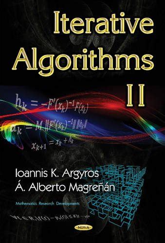 Iterative Algorithms 2 9781634858793 Argyros Ioannis K