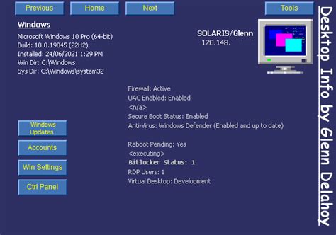 New Layout Desktop Info Discussion