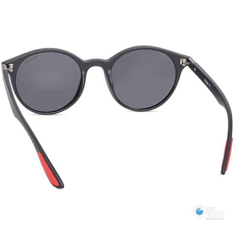 Sale Unisex Round Polarized Sunglasses Matte Black Frame Polarized