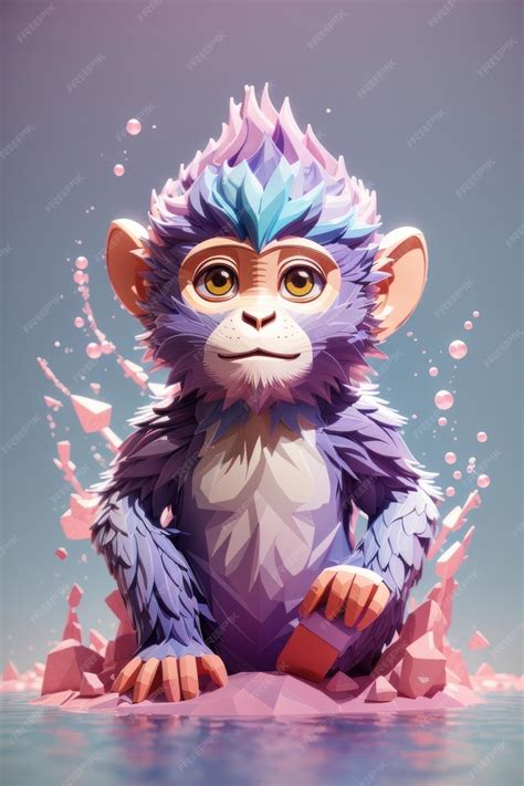 Splash Of Joy Studio Ghibli Monkey Fantasy En Una Camiseta Moderna