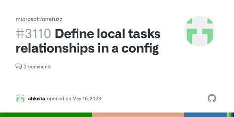 define local tasks relationships in a config · issue 3110 · microsoft