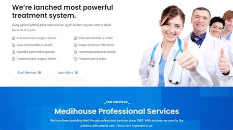 develop web app for medical center