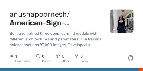 GitHub Anushapoornesh American Sign Language ASL Gesture Recognition Built And Trained Three