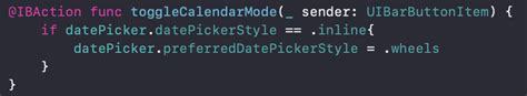 IOS Date Picker