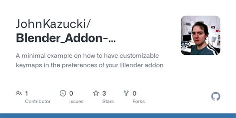 Github Johnkazucki Blender Addon Customizable Keymaps A Minimal Example On How To Have
