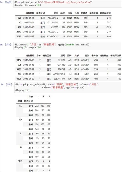 对比excel数据透视表，学习pandas Pivottable Python 实用宝典