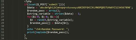 How To Generate Random Password In PHP Free Source Code And Tutorial