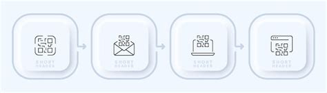 Icône De Jeu De Codes Qr Autocollant Produit étiquetage Informations Cryptées Scanner Scanner