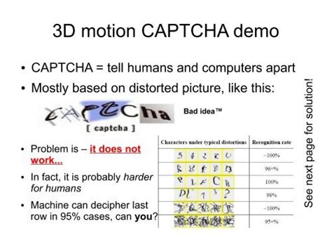 3d Motion Captcha Demo Fruct