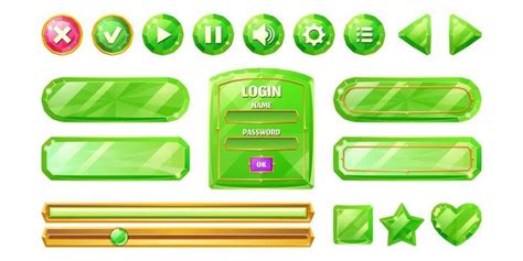 Crystal Button Vector Art Icons And Graphics For Free Download