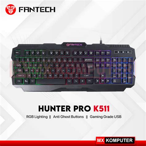Fantech Hunter Pro K511 Backlit Pro Gaming Keyboard Lazada Indonesia