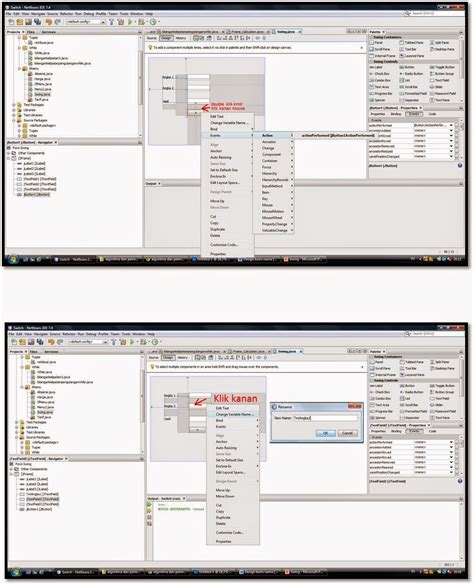 Cara Pembuatan Aplikasi Sederhana Menggunakan Java Netbean Swing Gui