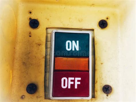 Turn On Or Turn Off The Power Saving Mode Concept Stock Image Image Of Mode Button