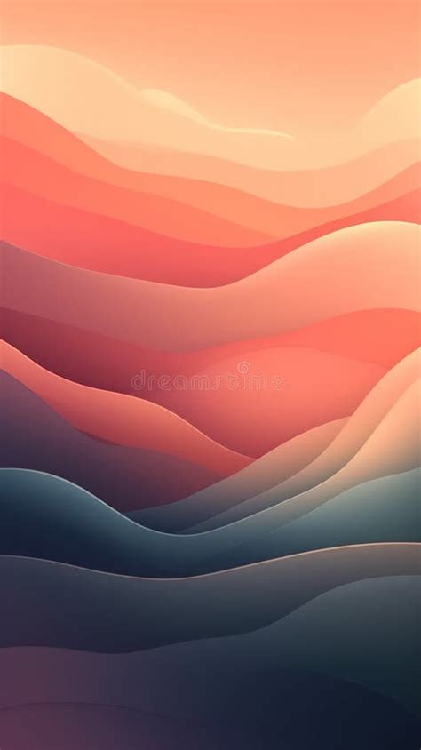 Minimalist Abstract Design With Subtle Gradients And Delicate Lines Ai Generated Stock