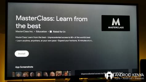 Master Class Androidtv Android Kenya