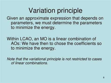 Ppt Variational Principle Powerpoint Presentation Free Download Id