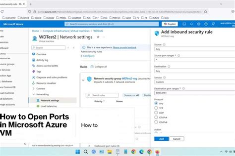 How To Open Ports In Microsoft Azure Vm Waredata Tech Enthusiast
